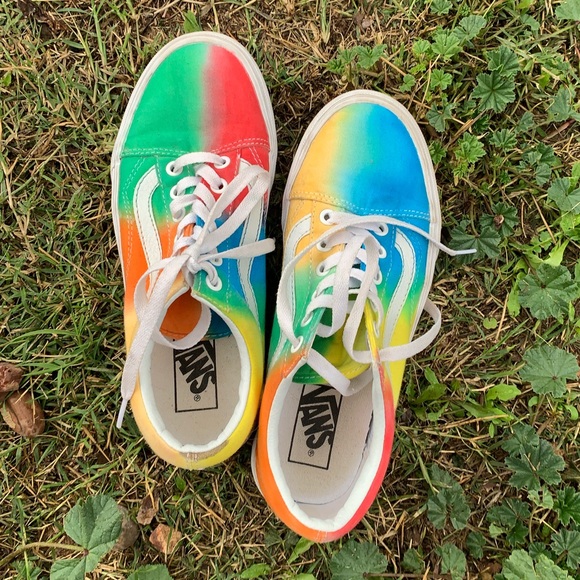 Vans | Shoes | Rainbow Vans Colorful Shoes | Poshmark